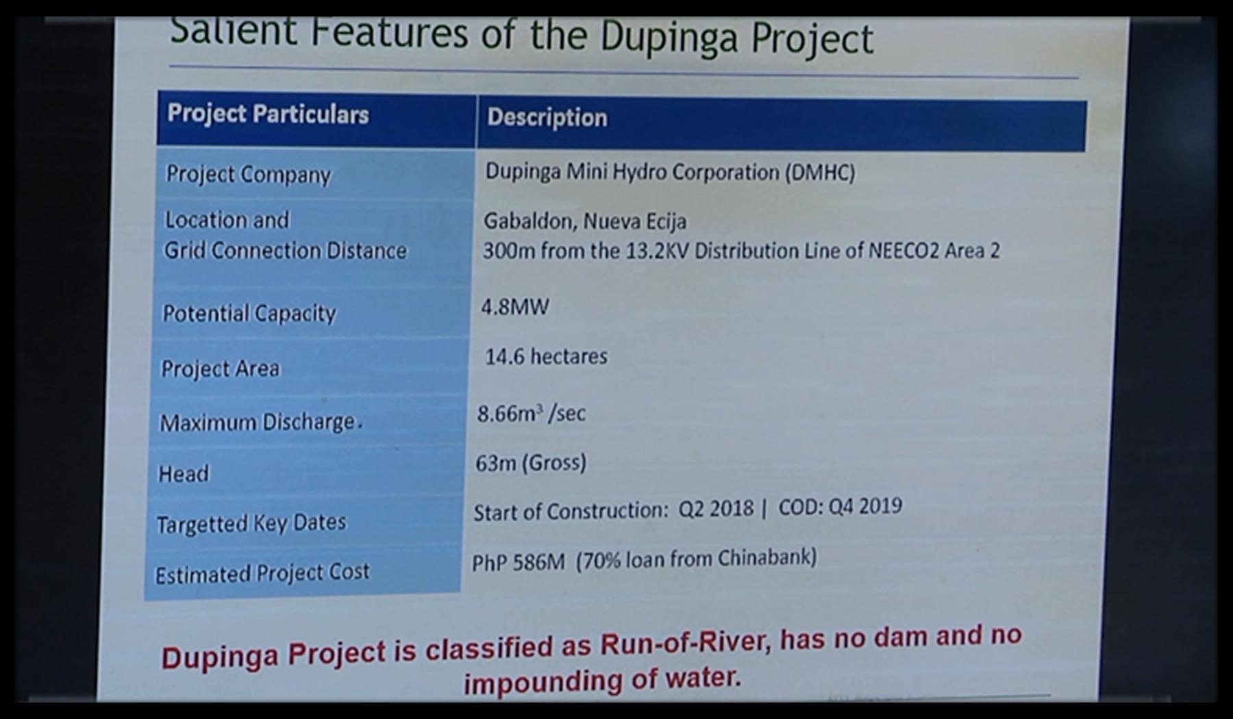 Public consultation sa itatayong hydro power plant sa Dupinga Gabaldon ...