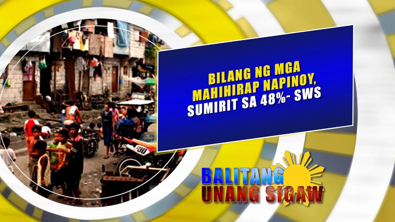 Bilang ng mga mahihirap na Pinoy, sumirit sa 48% -SWS | Unang Sigaw